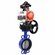 Затвор DN.ru WCB-316L-PTFE Ду150 Ру16, с пн. прив. DA-130, пн. распред. 220VAC, ...