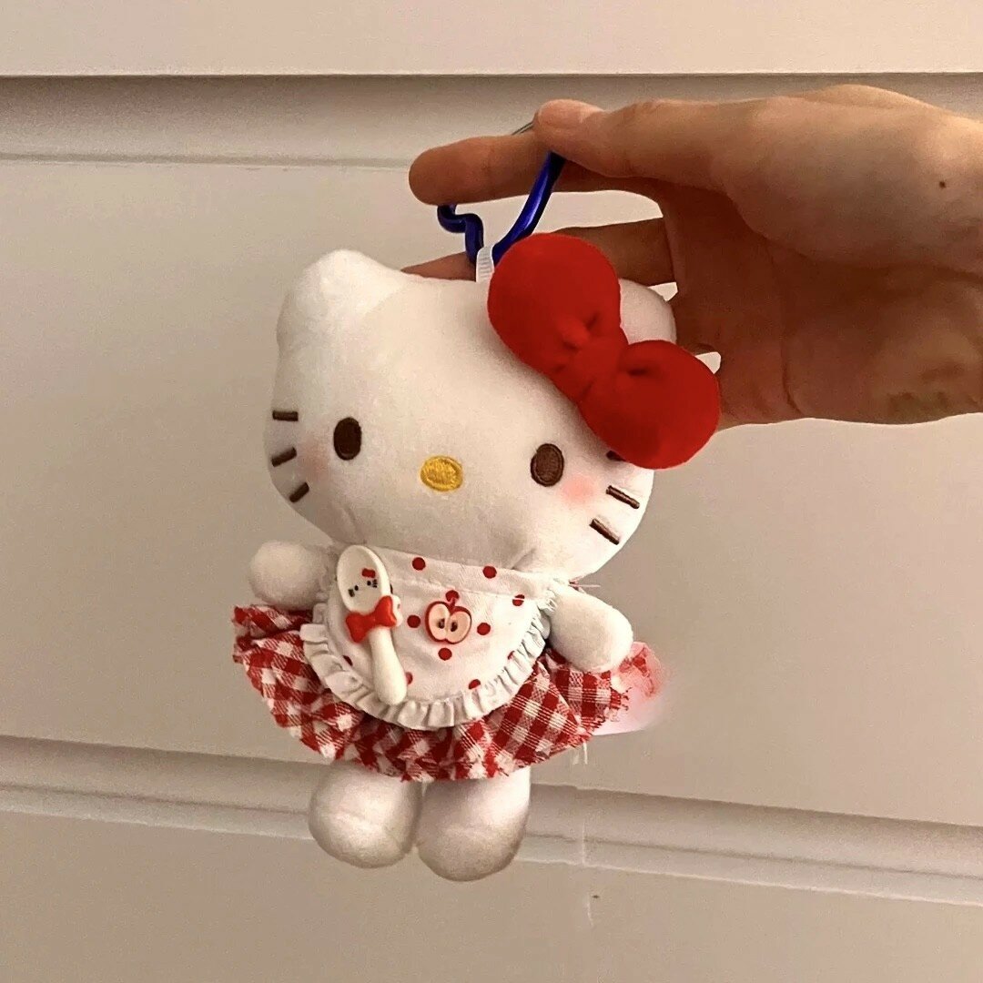 [Аутентичный] Подвеска для ключей Chef Kitty, милый плюшевый кукла, креативный подарок для лучшего друга