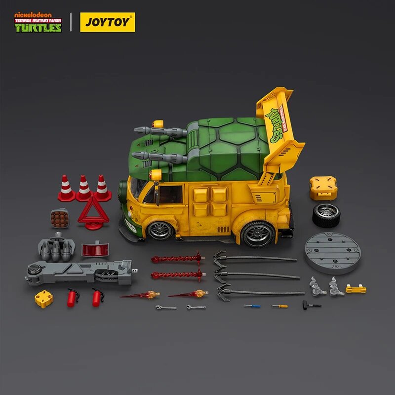 JOYTOY TMNT 1/18 Фигурка Черепашки Ниндзя Черепаха Ван Roadkill Rodney Фигурки Коллекционная модель игрушки