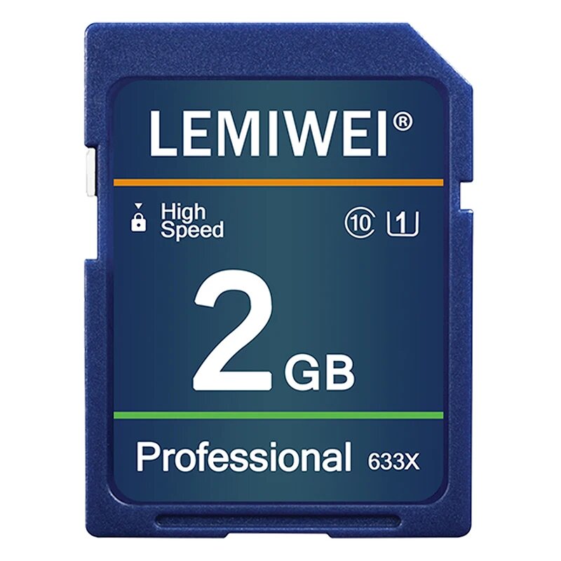 LEMIWEI карта памяти SD 256 МБ/512 МБ/1 ГБ/2 ГБ 2 ГБ