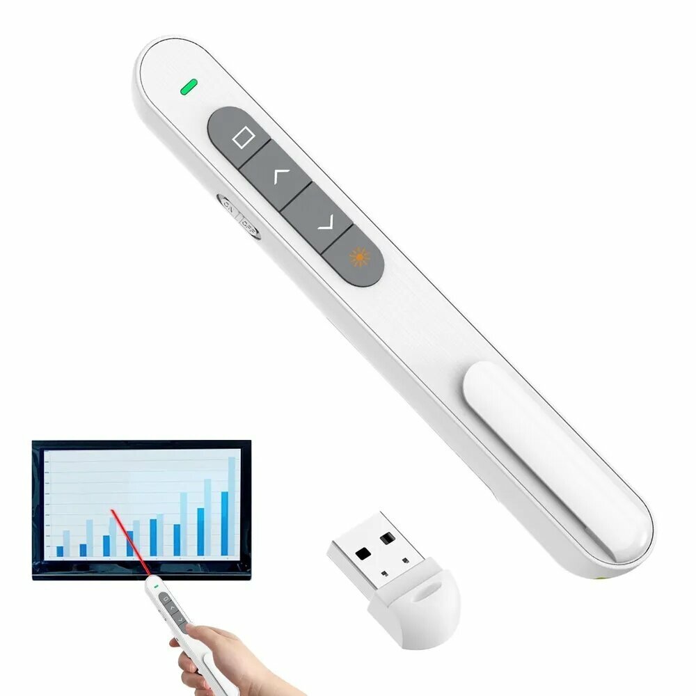 USB-пульт дистанционного управления 2,4 ГГц , Лазерная указка