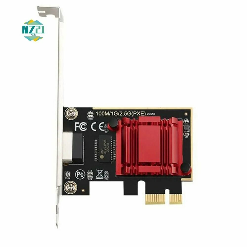 (Z S X V) 2.5G PCI-E К Локальным Сетям 2500Mbps 2.5Gbps Гигабита Приемника RJ45 Wifi Для ПК