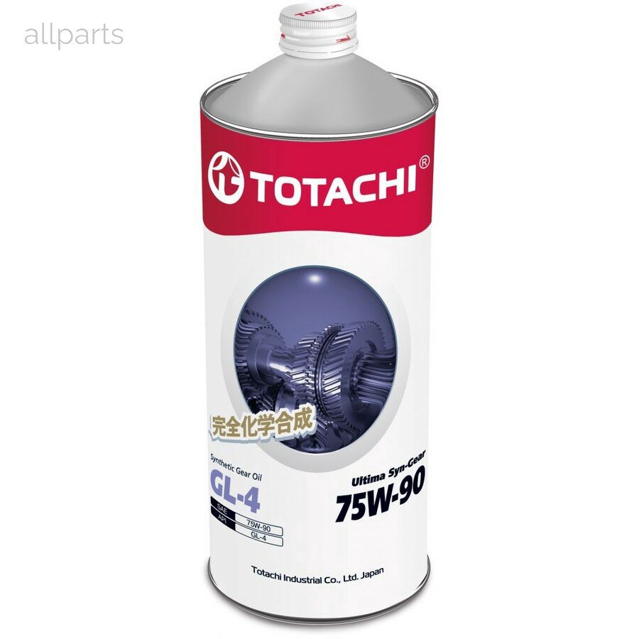 TOTACHI 60701 Масло трансмиссионное синтетическое TOTACHI Ultima Syn-Gear 75W-90 GL-4 1л
