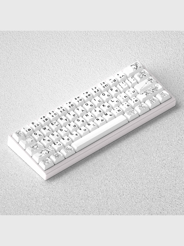 Minimalism 73 японский набор клавиш asuka anime MX переключается для механической клавиатуры 60 65 68