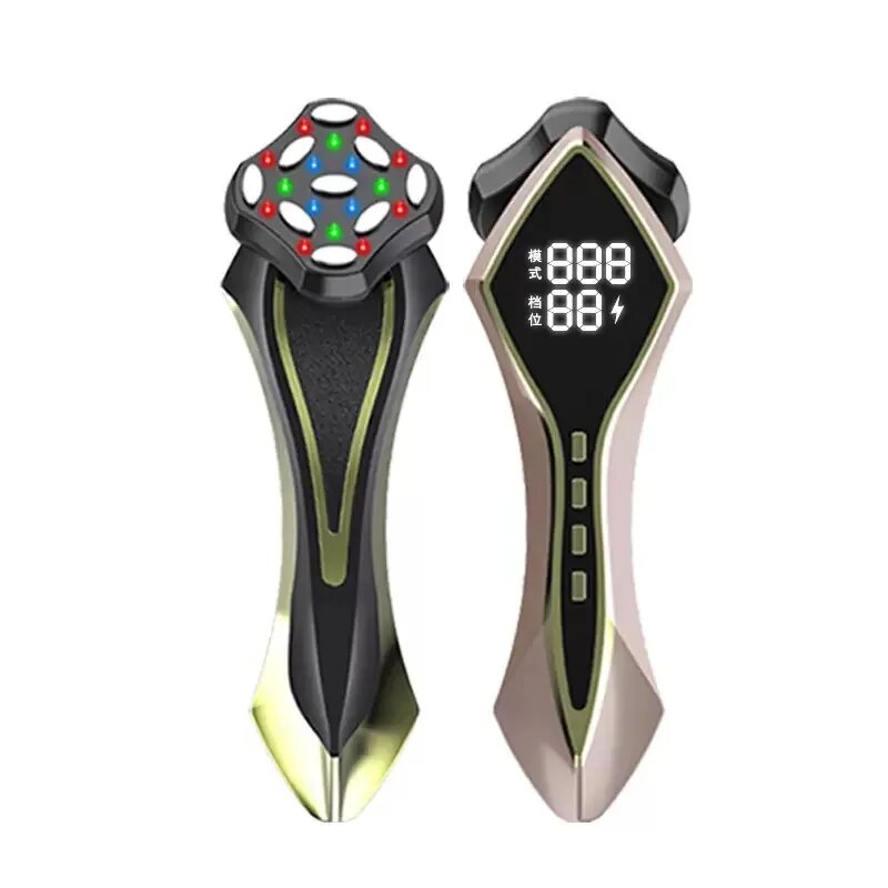 3D Золотой Радиочастотный Массажер для Лица