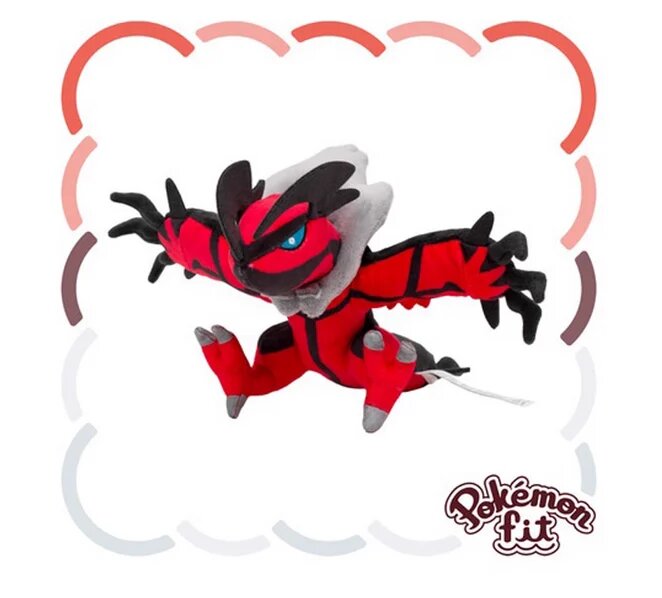 Плюшевая кукла Pokemon Center Fit Yveltal 5,5 дюйма Aoger
