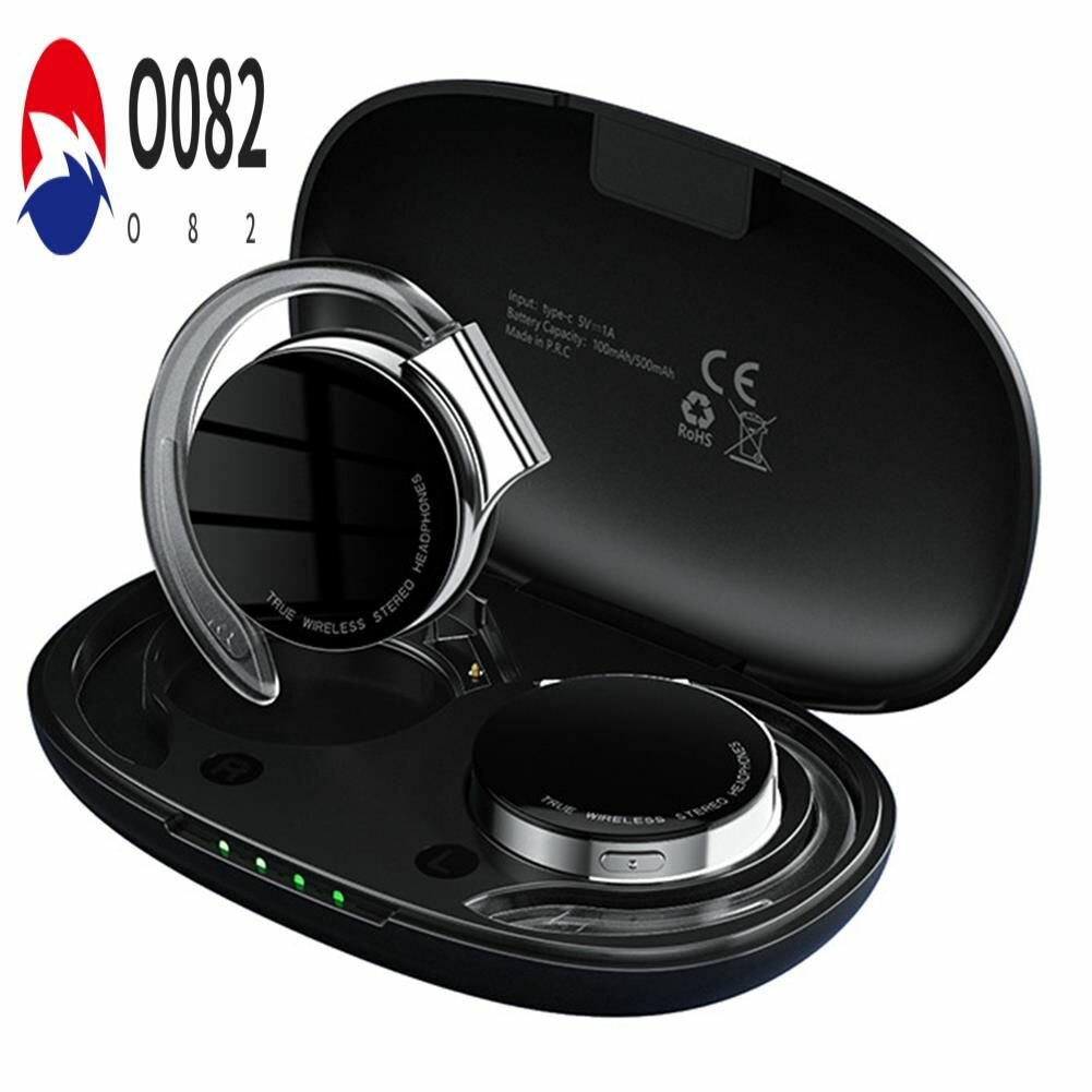 Наушники беспроводные TWS K55, Bluetooth, черный
