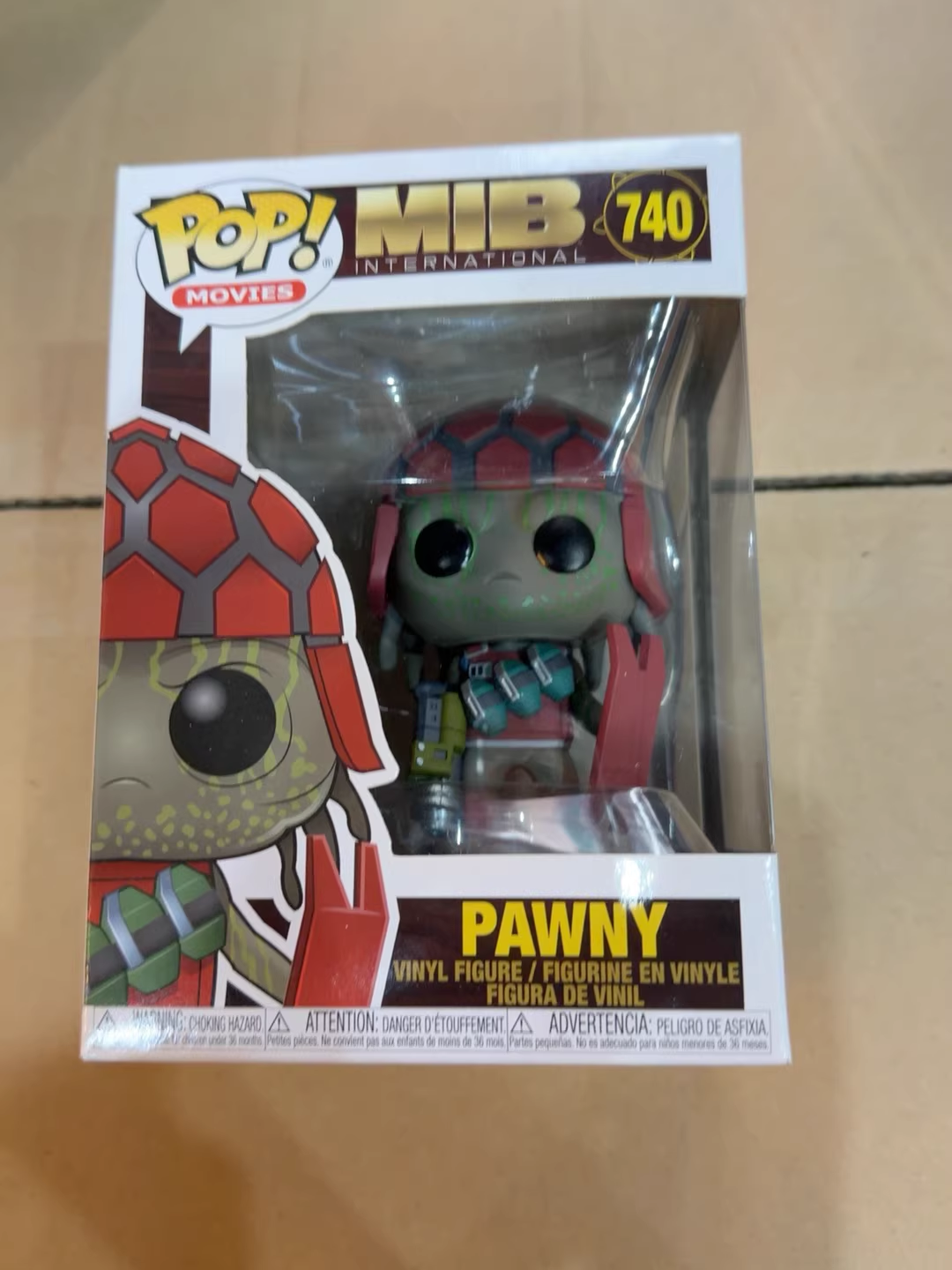 Фигурка ! MIB Pawny №740 — инопланетный персонаж научного фильма