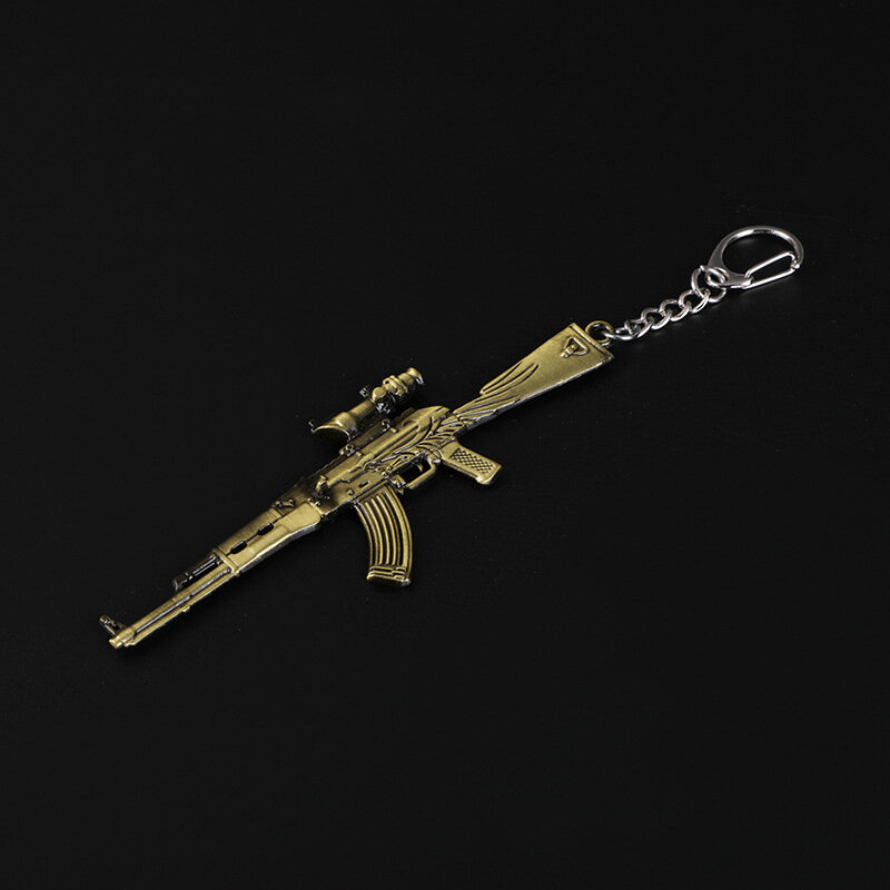 Креативный мини-пистолет 12 см брелок подвеска 98K металлическая модель AWM PUBG игра