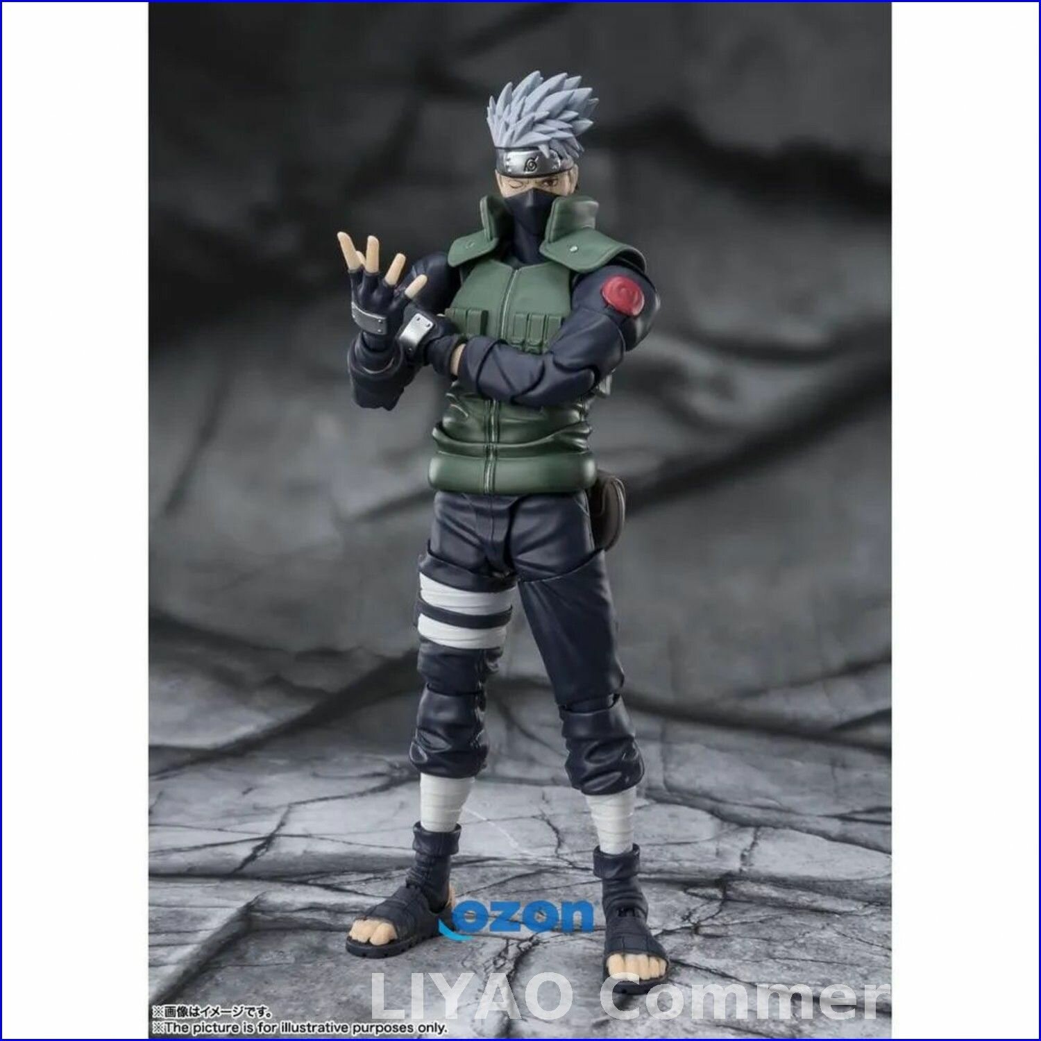 SHF Наруто: Фигурки Какаши Хатаке и Четвёртого Хокаге Лицензионные коллекционные модели с суставной подвижностью 16cm