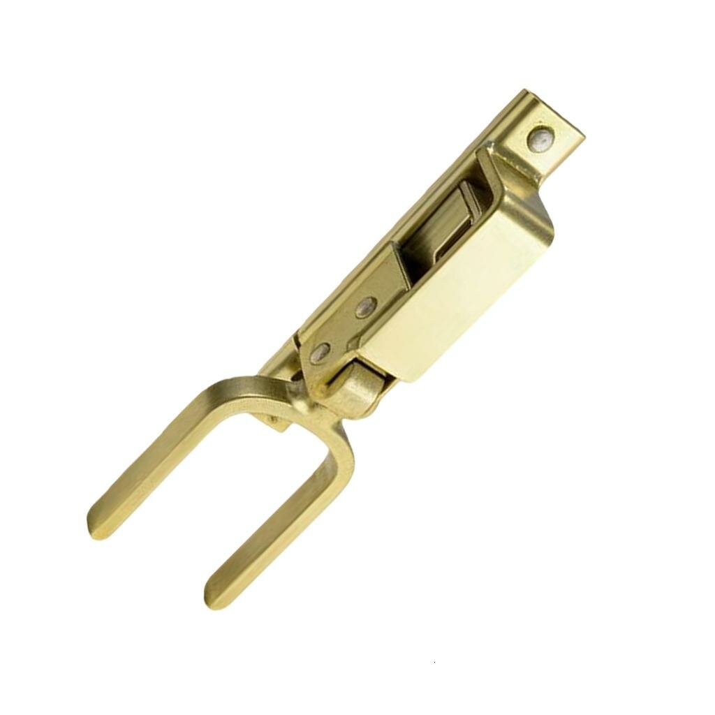 Автоматический защёлкивающийся замок для ворот с пружинным механизмом, 1шт золото