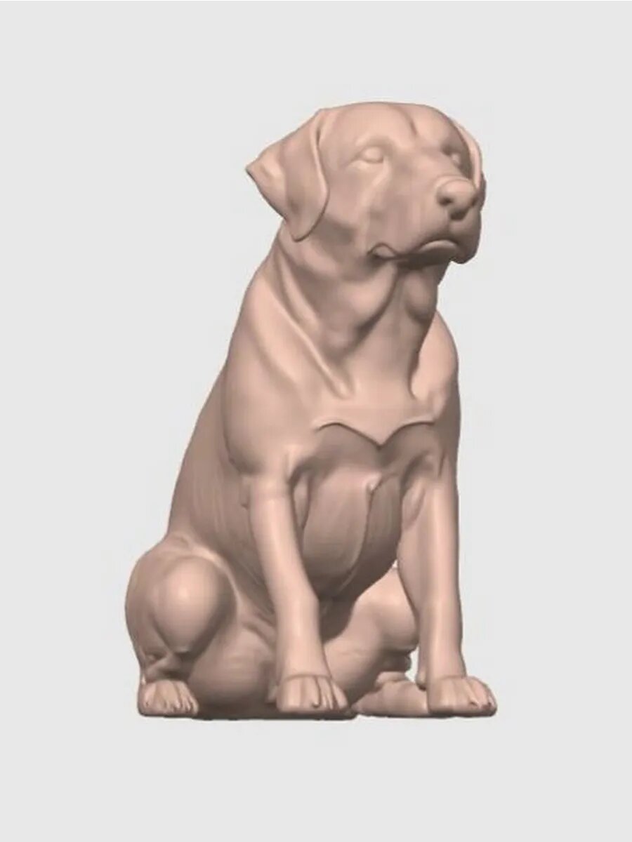 Ростовая статуэтка собаки-Лабрадор-ретривер (10см, бежевый)