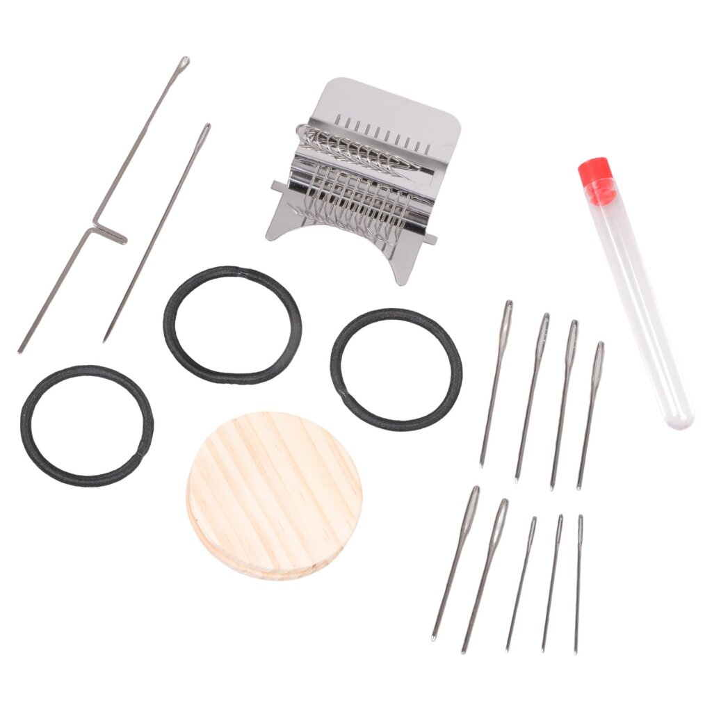 Малый вязальный станок, 10-игольная вязальная машина, мини-версия ткацкого станка