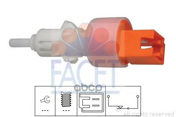 Датчик стоп-сигнала FIAT 500 MY15 1.4 01/15-/ Facet арт. 71248