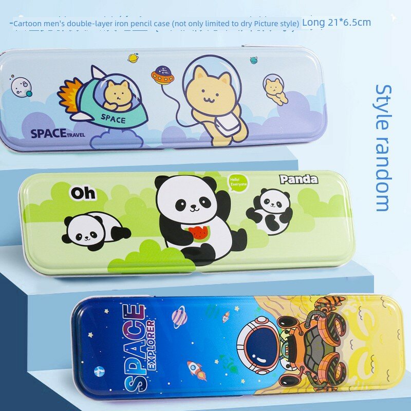 Канцелярский набор «Принцесса Эльза», двухслойный, с тематикой «Холодное сердце», для начальной школы, детский пенал с