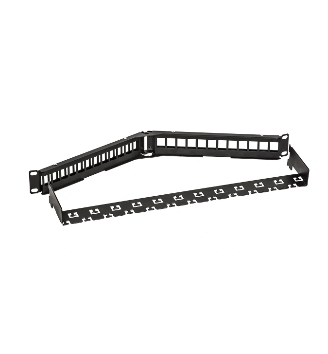 Патч-панель Cabeus PLB-24 наборная, 19", 1U, под 24 неэкранированных модуля Keystone Jack