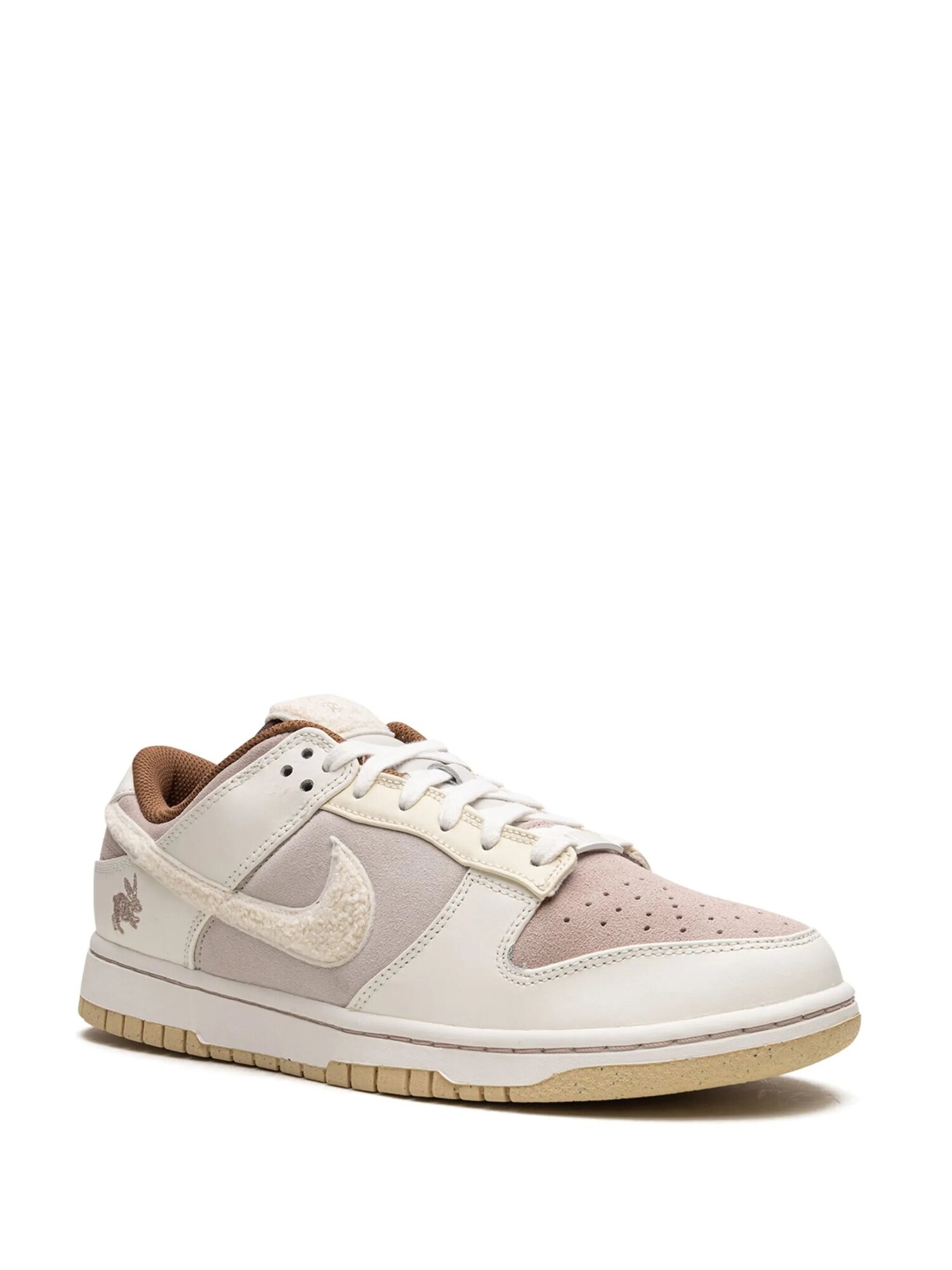 Кроссовки NIKE Dunk Low Retro Premium, размер 9.5 US, коричневый — фото 1