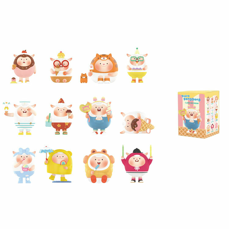 POP MART Летающая Дуньдунь Овечка Коллекция Ice Lover, таинственные боксы, Single Mystery Box (Random Pick)