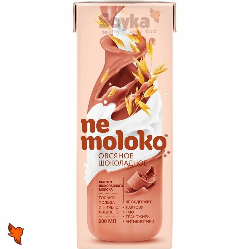 Напиток овсяный шоколадный 3.2% Nemoloko , 200мл