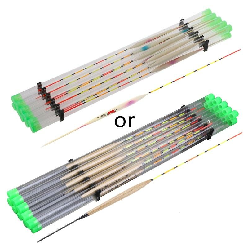 Деревянный поплавок для рыбалки, 10 шт.
