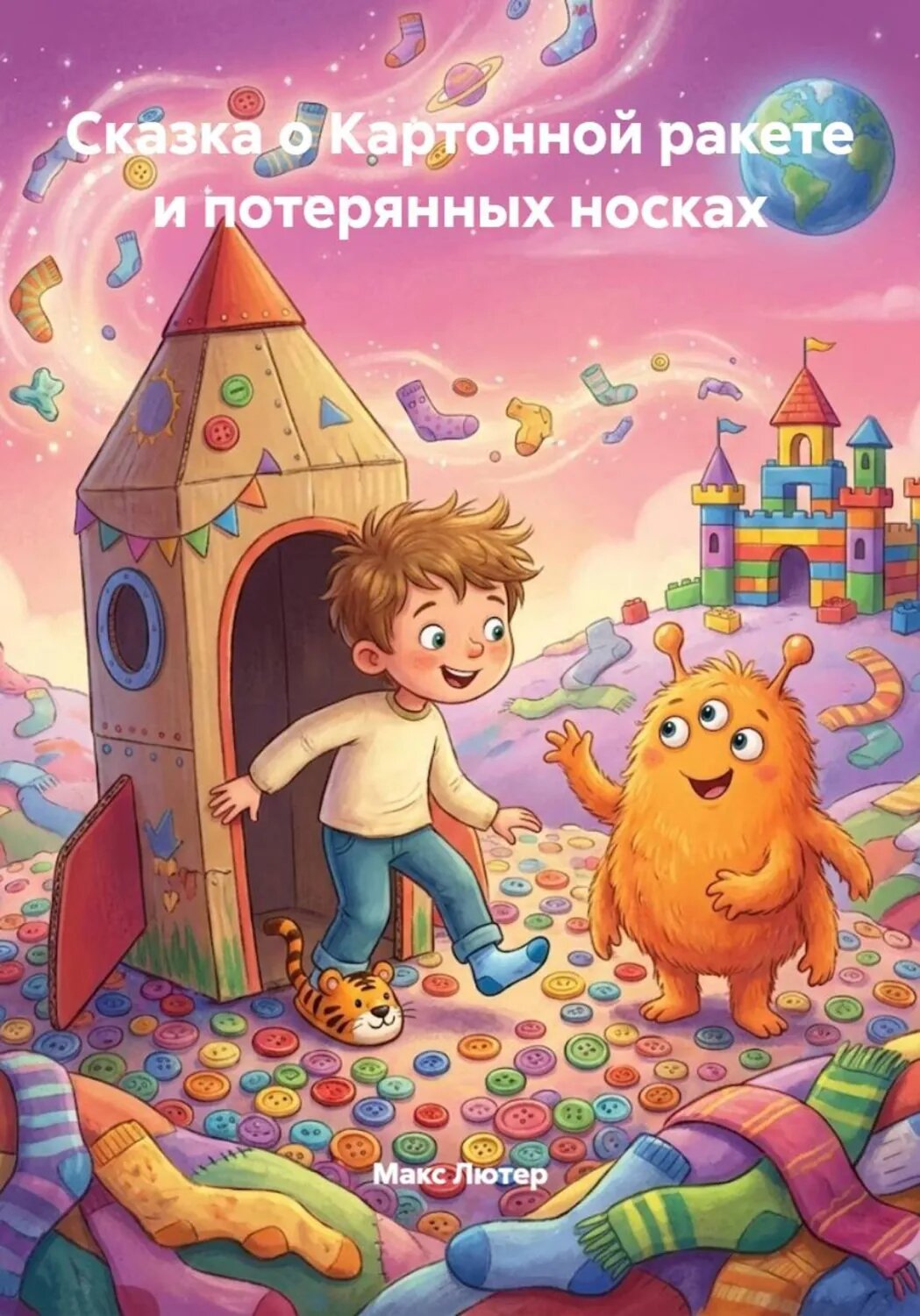 Сказка о Картонной ракете и потерянных носках [Цифровая книга]