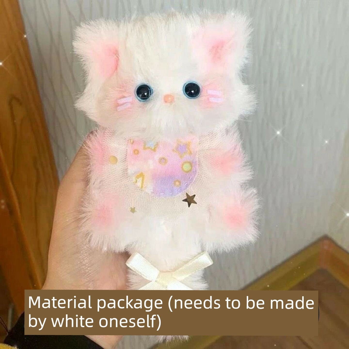 DIY набор из гибкой проволоки для котика-подвески с инструкцией, ручная работа, идеальный подарок (Номер 2)