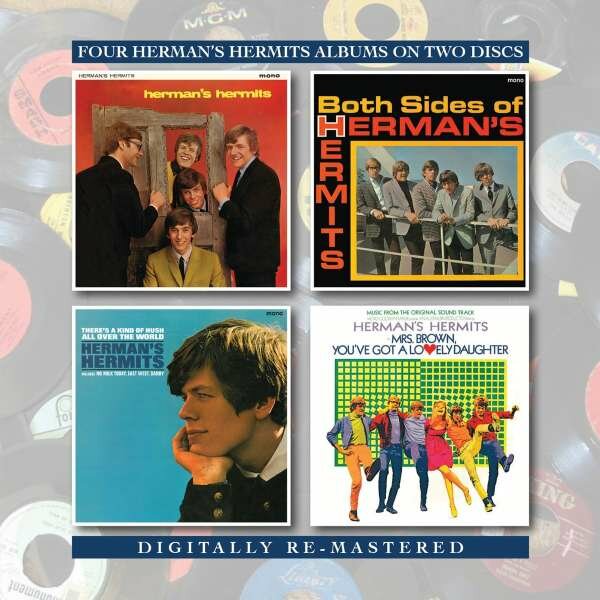 Компакт-диск Herman's Hermits - Herman's Hermits / Both Sides Of Herman's Hermits / There's A Kind Of Hush All Over The World / Mrs. Brown, You've Got A Lovely Daughter (2 CD)
