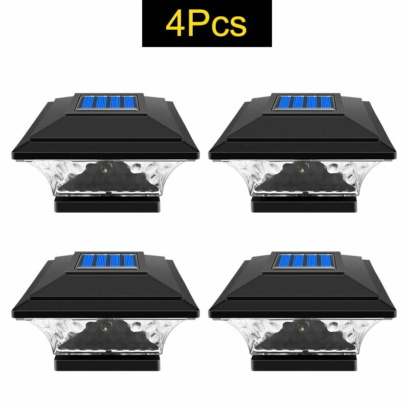 Солнечные фонари AMARYLLIS для деревянных столбов белые/теплые белые