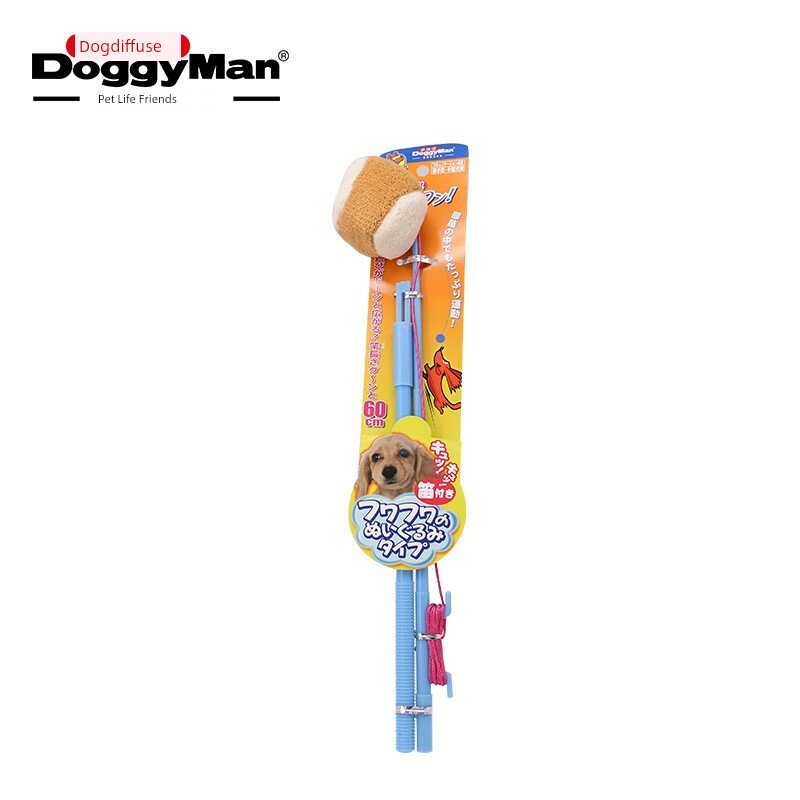 Игрушка для собак Dogman: палка-дразнилка, звуковой гаджет для снятия скуки, прочный жевательный мяч для щенков и