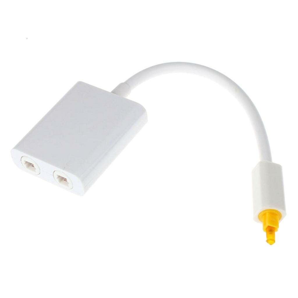 Оптический аудио сплиттер SPDIF 1x2, Белый