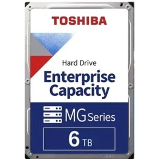 Жесткий диск 3.5" Toshiba Enterprise Capacity 6Tb SAS 12 Gbit/s, 256 Mb, 7200 rpm AirCMR, SIE (MG06SCA600A)