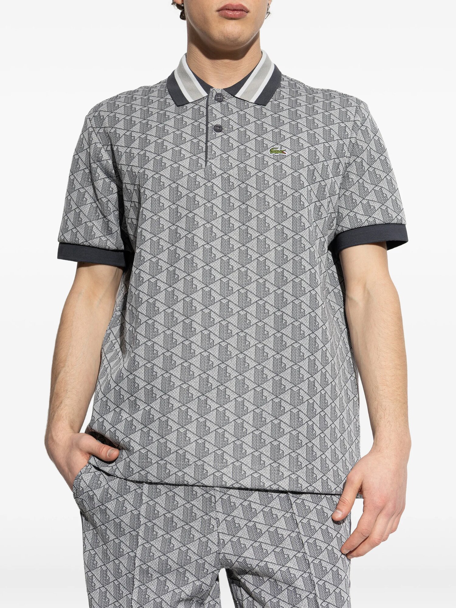 Рубашка LACOSTE, размер XL, grey — фото 1