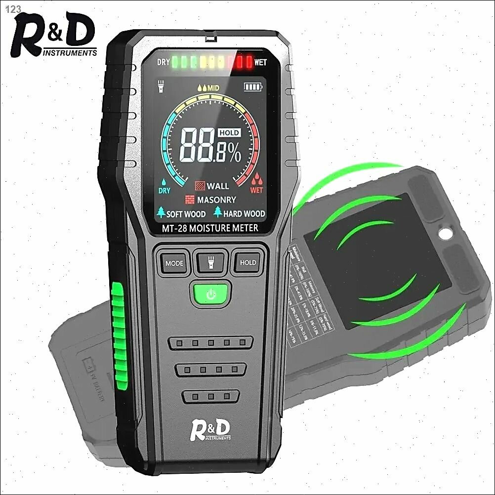 Бесконтактный измеритель влажности древесины R & D MT28C, гигрометр