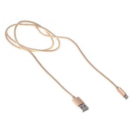 Кабель Buro Braided BHP RET MICUSB-BR USB A(m) micro USB B (m) 1м золотистый