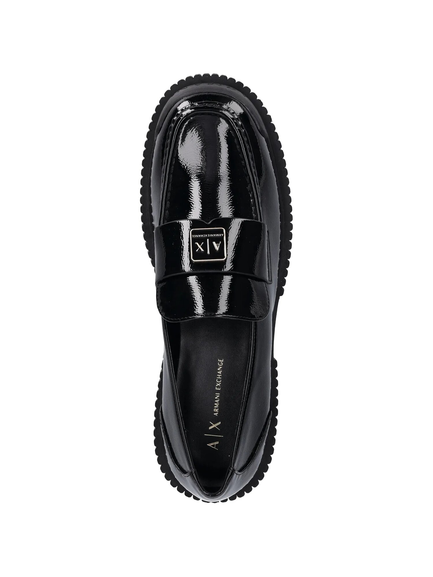Лоферы Armani Exchange Logo-plaque loafers, размер 40 — фото 1