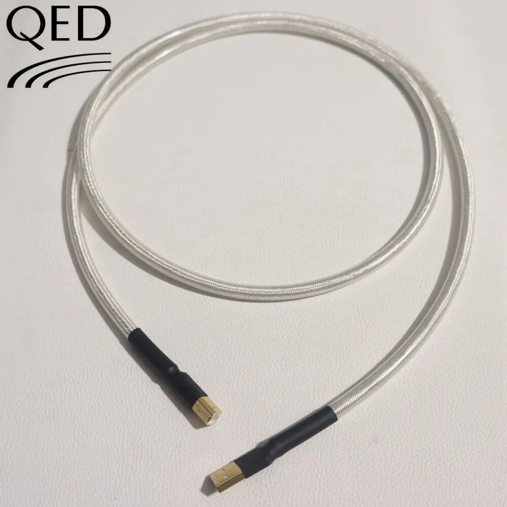 QED Аудиокабель, 2 м, белый