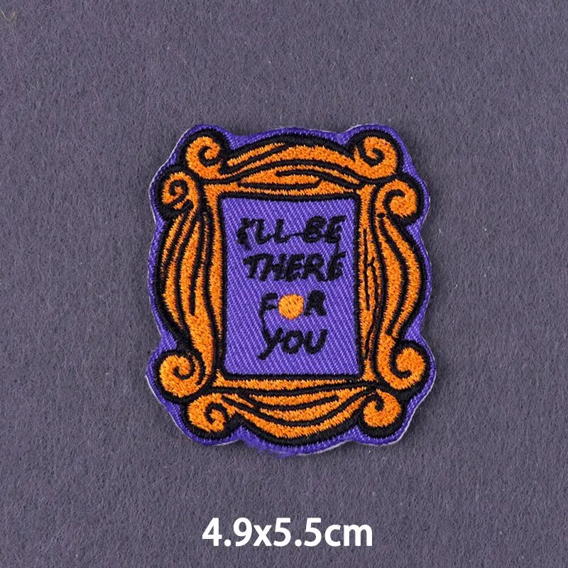 Нашивка Friends "I'll Be There For You", фиолетовый, PE5885CT