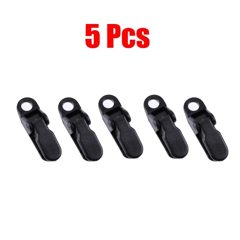 5pcs Черные клипсы для палаток