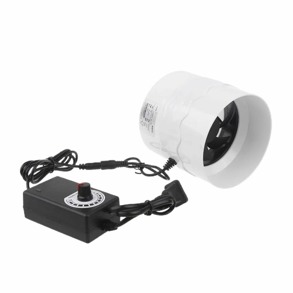 Вытяжной вентилятор с регулировкой скорости вращения воздуходувки диаметром 110 мм для домашней вентиляции ванной комнаты