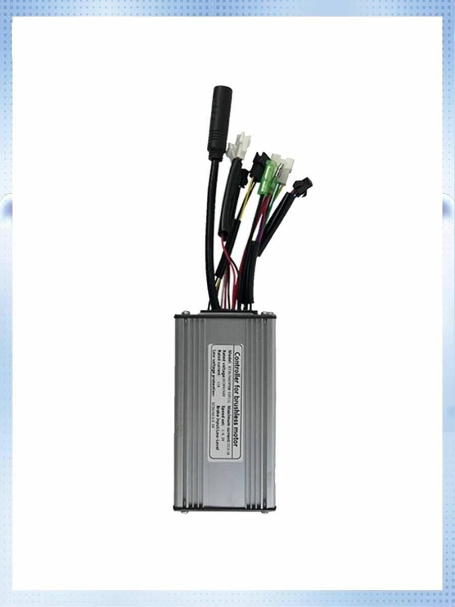 Контроллер электрического велосипеда KT-22A 36V / 48V разъема SM с прямоугольной волной на 9 трубок двуглавой световой линией