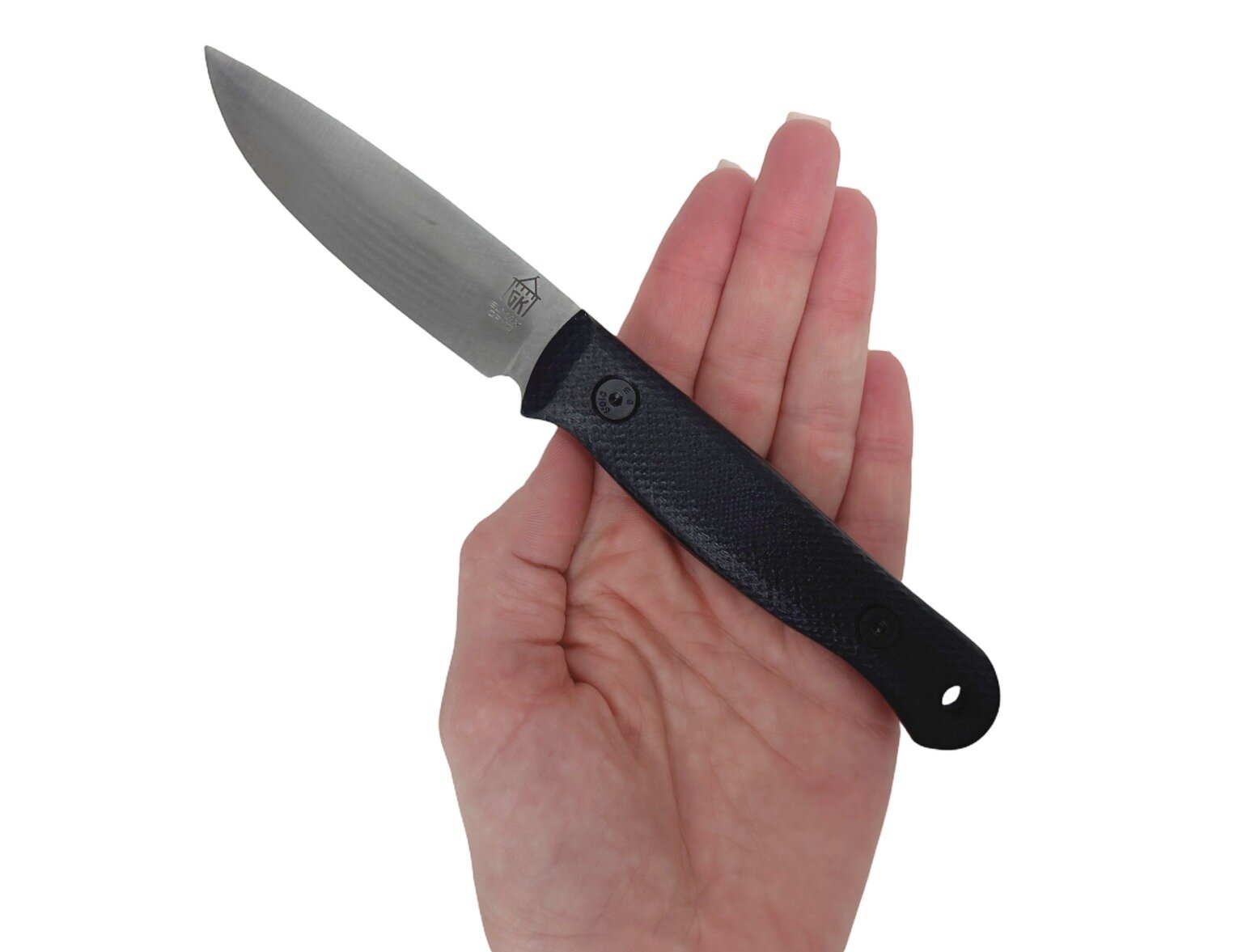 Нож Маус, сталь Elmax, конвекс, рукоять G10 черный, Град Горький