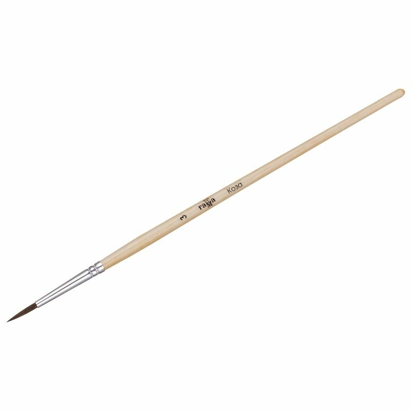 30 шт. Кисть коза Гамма, круглая №03