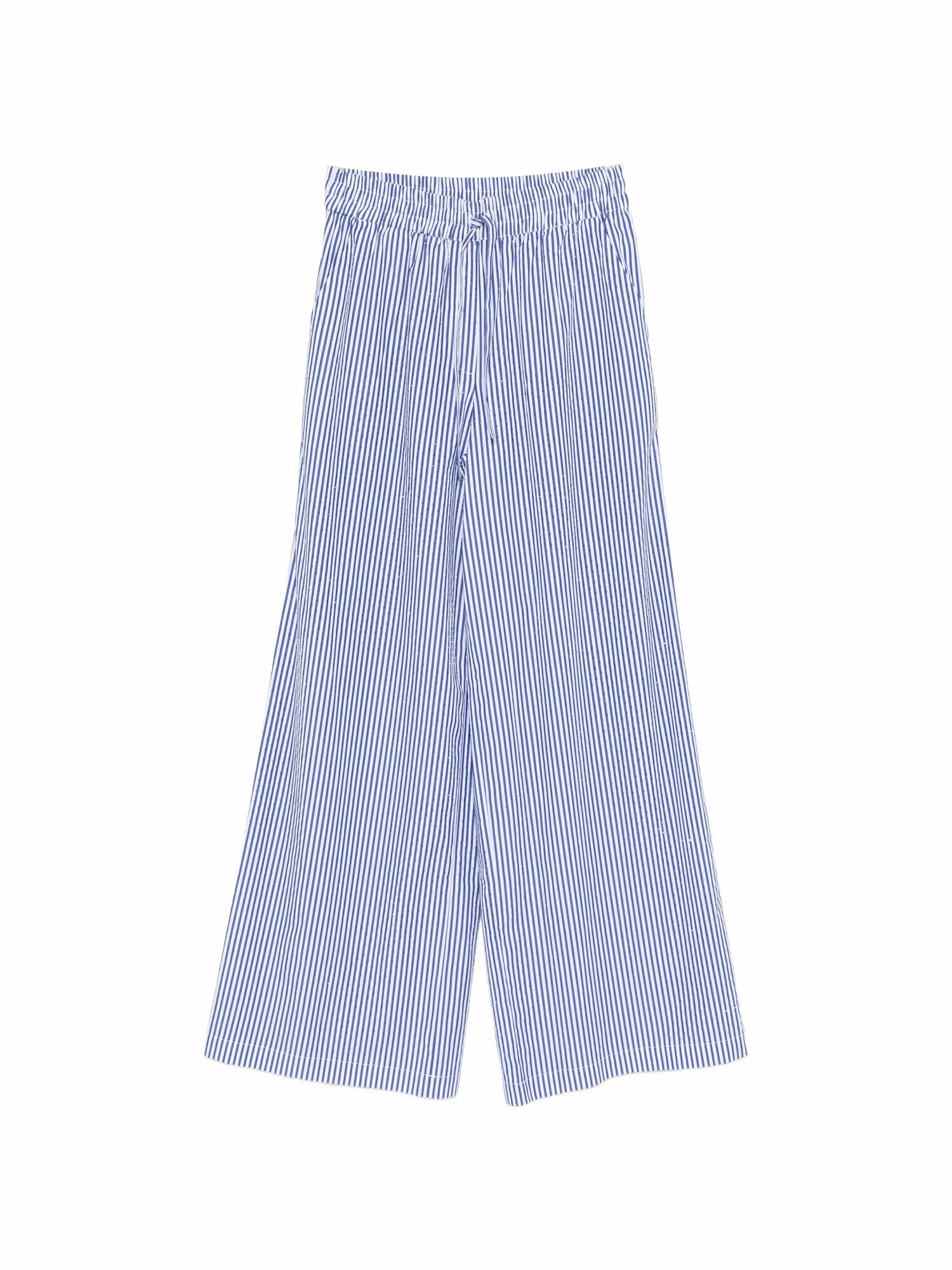 Брюки Striped drawstring trousers