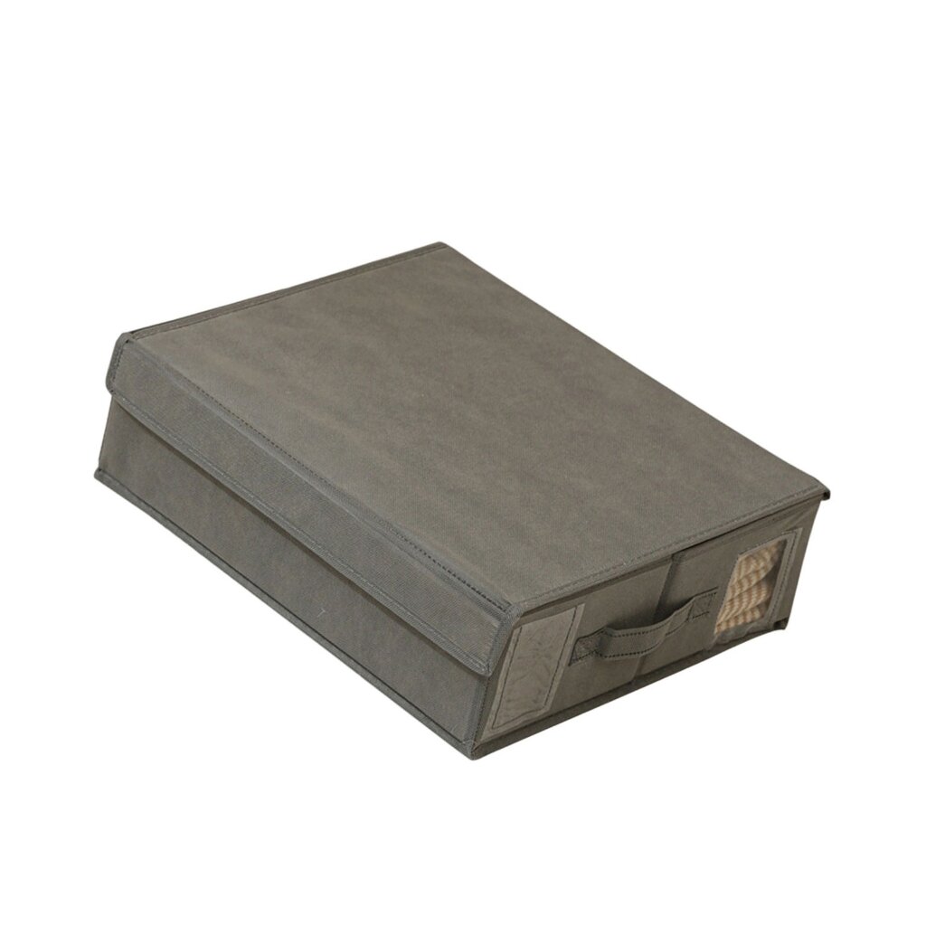 Складной ящик-органайзер для постельного белья для хранения простыней и одеял на молнии