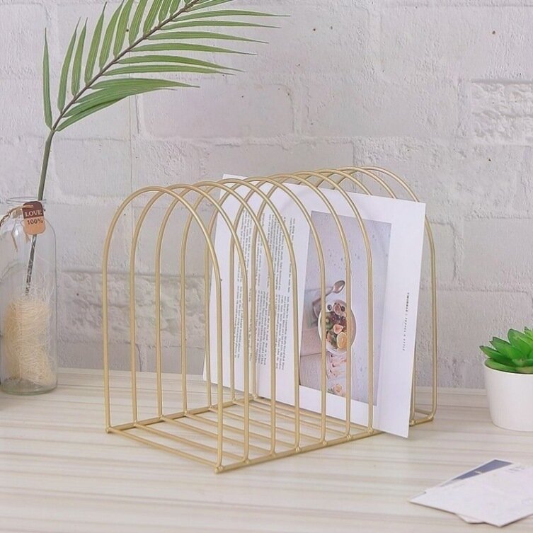 Скандинавская настольная система хранения, многослойная полукруглая книжная полка, держатель для вязаных шапок, настольный органайзер, выставочная стойка для шапок