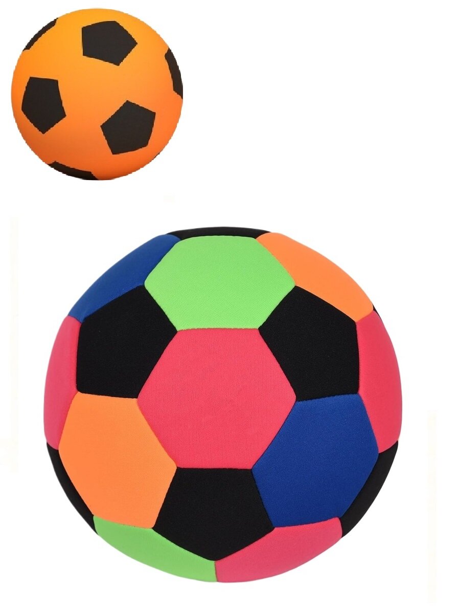 Мяч детский футбольный диаметр 40 см, окружность 120 см, 2 слоя: камера и текстильная покрышка, 3 варианта расцветки, SG155B/ZY772988