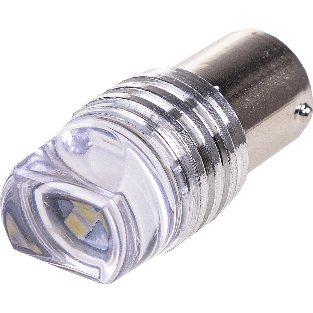Автолампа диод SKYWAY S25 (P21W) 12V 9 SMD BA15s 1-конт Белая FLASH комп.2 шт противотуманки/поворот/задний ход/стоп