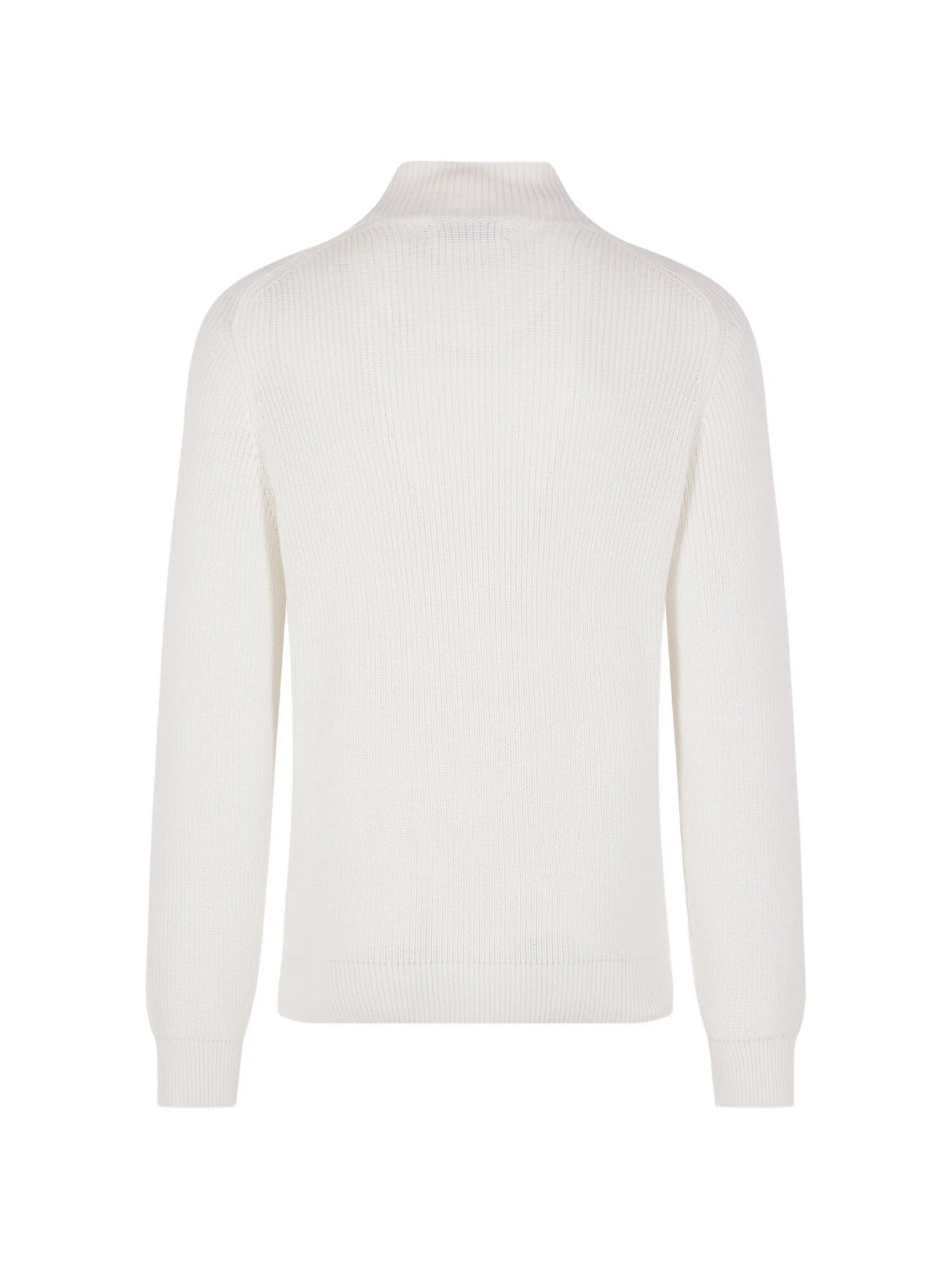 Свитер BRUNELLO CUCINELLI Rib mock-neck sweater, размер 50, , белый — фото 1