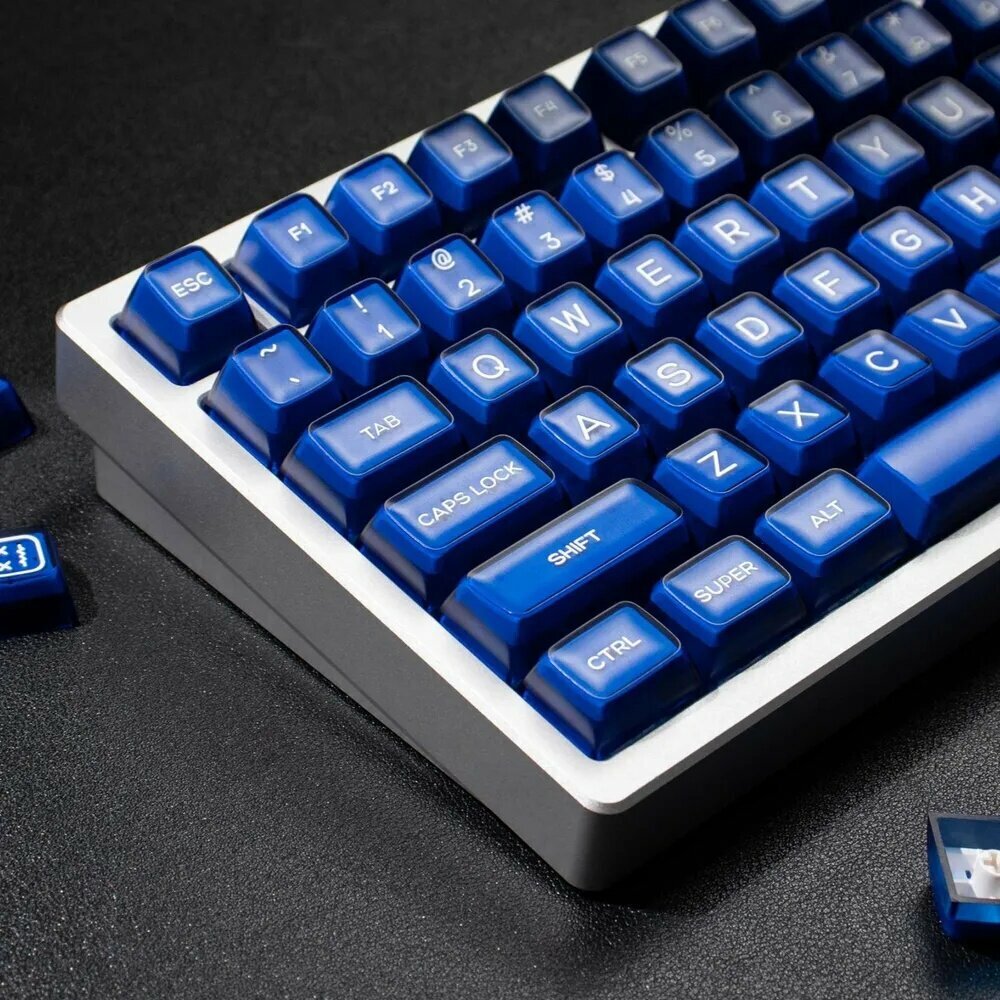 Кейкапы для клавиатуры -Набор клавишных колпачков из Буле нефрита, 142 шт PBT Двухцветное литье под давлением