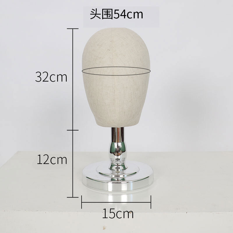 Манекен головы, подставка для париков, головных уборов и шляп, манекен головы с тканевой обивкой, манекен головы для витрины магазина одежды, манекен головы, манекен
